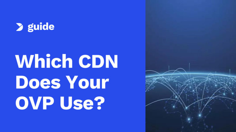 ¿Qué red CDN utiliza su plataforma de vídeo en línea?