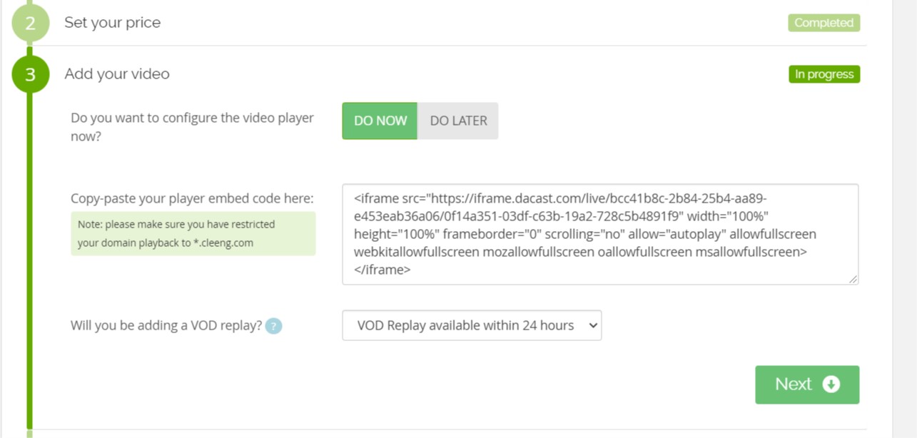 Video Monetization: How to Set up the Cleeng Paywall in our OVP | Dacast