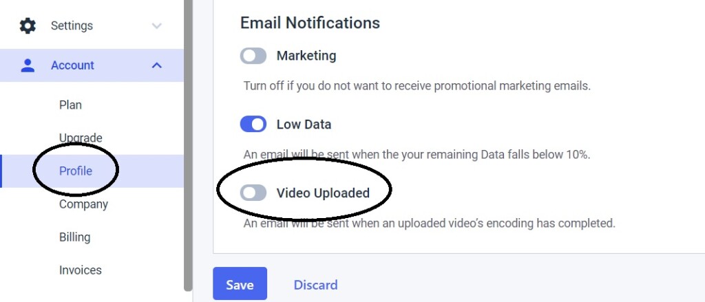 Live Encoder Settings: How to Unsubscribe to Encoding Emails - Dacast