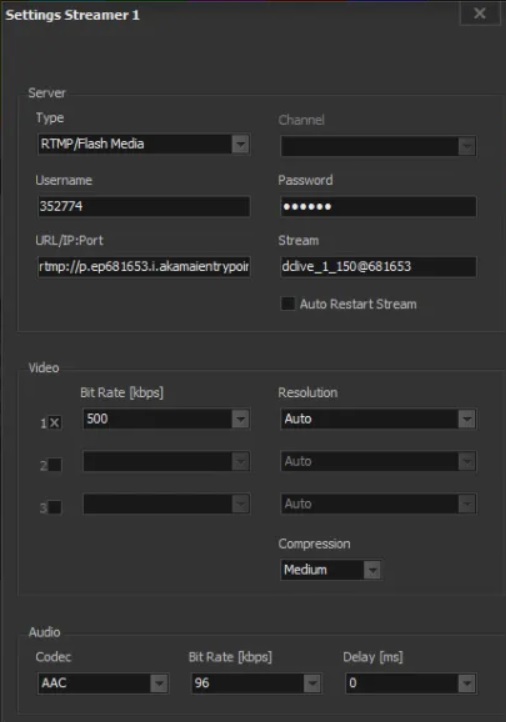 How do I Stream On Dacast Using VidBlasterX? | Dacast
