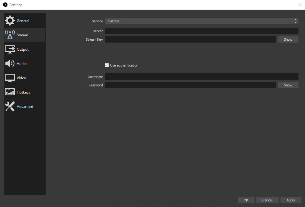 Quick Start with Live Streaming (OBS Studio) - Dacast