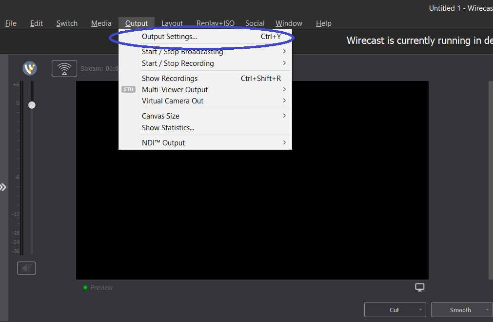 Wirecast Settings Live Streaming Configuration | Dacast