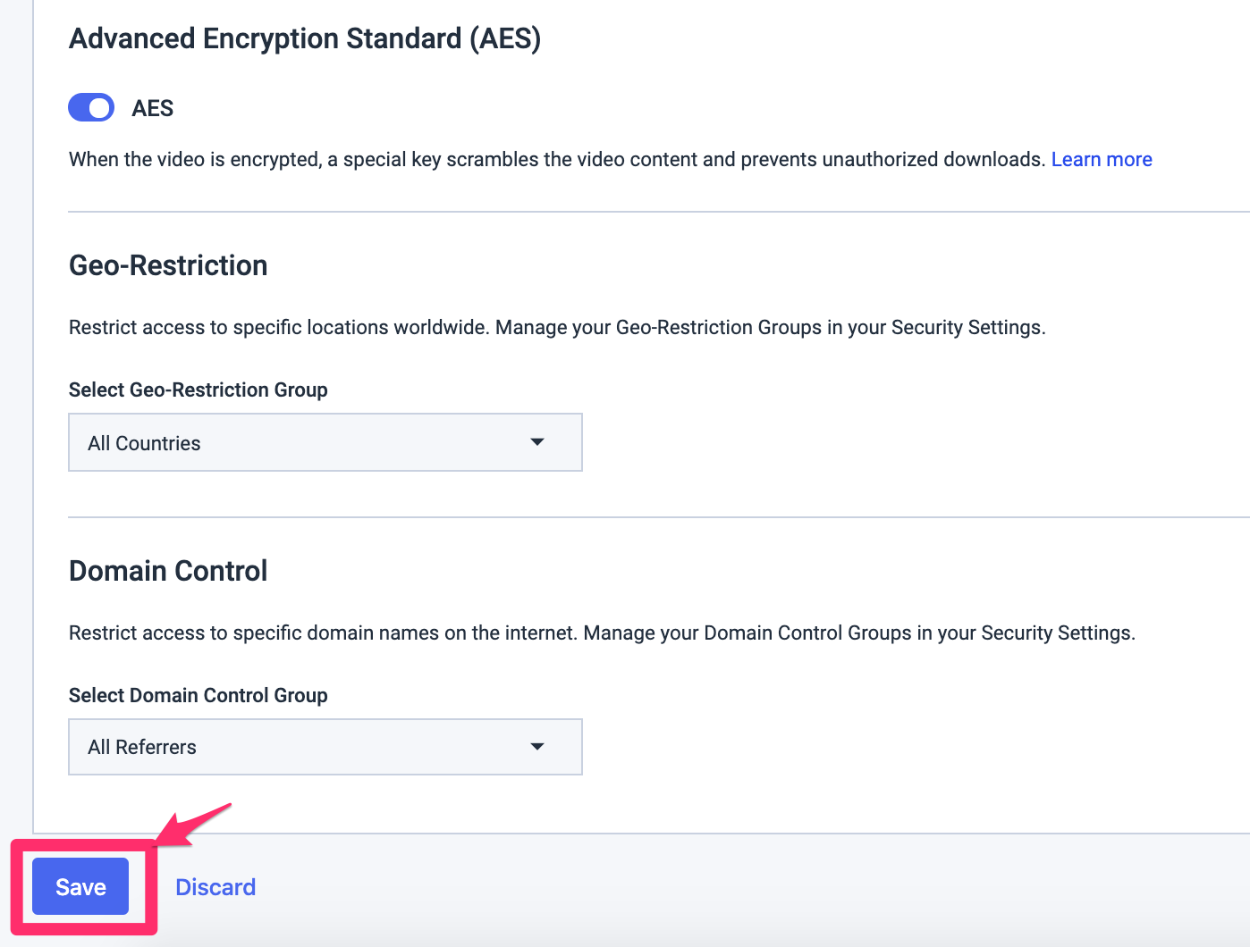 How Do I Enable AES Encryption in my Dacast Account? - Dacast