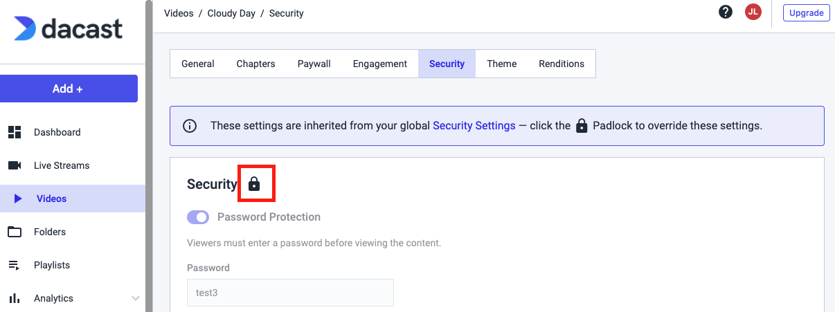 How to Password Protect Your Video Files in Bulk - Dacast