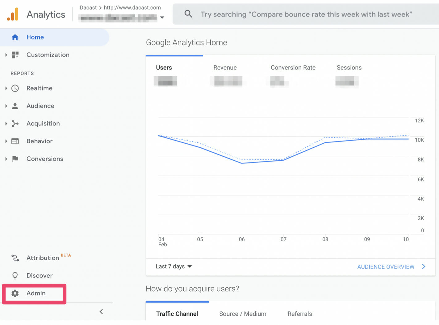 Cómo vincular Google Analytics a su cuenta de Dacast