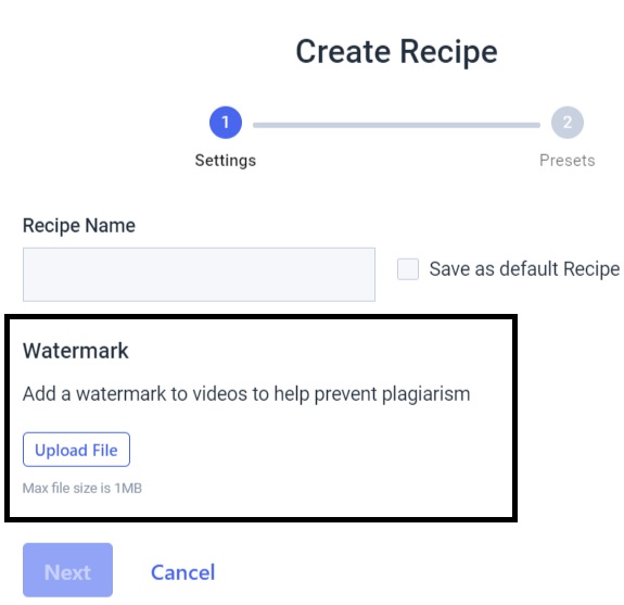 How to Add a Watermark to Video Content with Encoding Recipes - Dacast