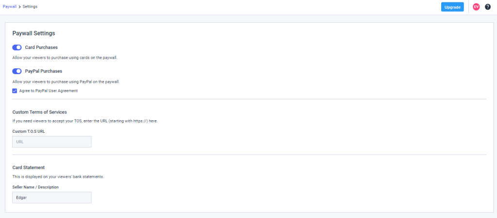 Configure Dacast Payment Settings in the New Video Platform - Dacast