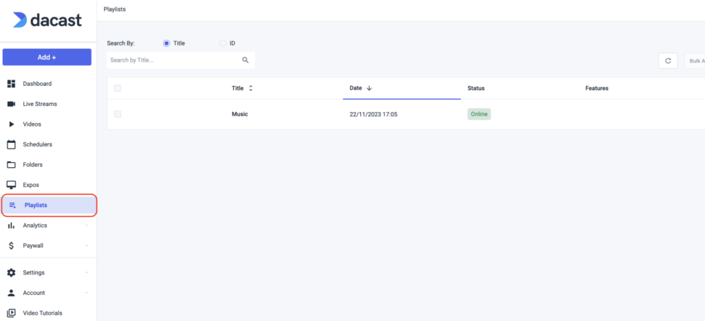 How to Create Video Playlists with Folders | Dacast