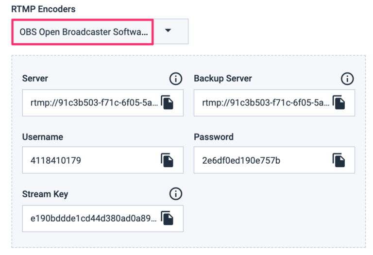 Guide d'installation : Guide de configuration de l'encodeur | Dacast