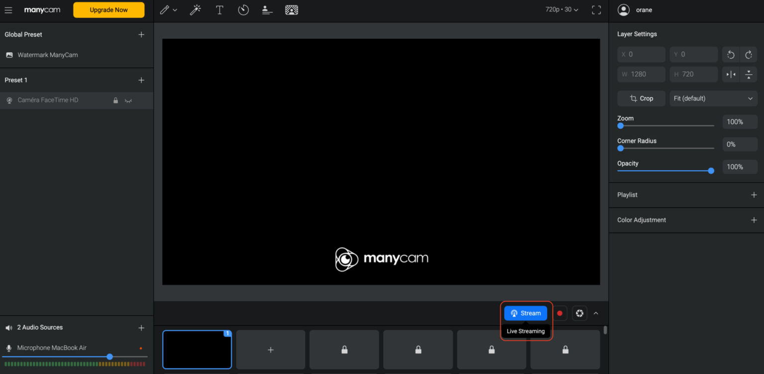 How to Stream Using ManyCam RTMP Server | Dacast
