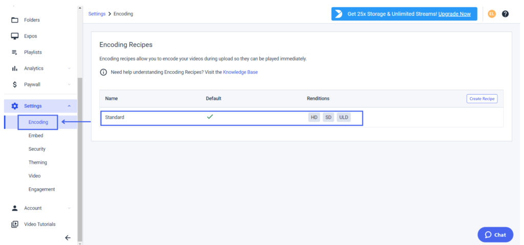 Cómo configurar las preferencias de vídeo en la configuración de la cuenta de Dacast | Dacast