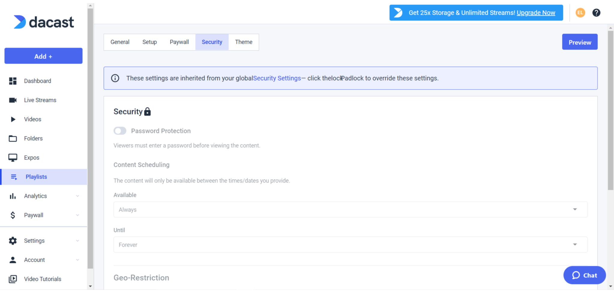 Creating a Video Playlist Channel on Dacast: A Walkthrough