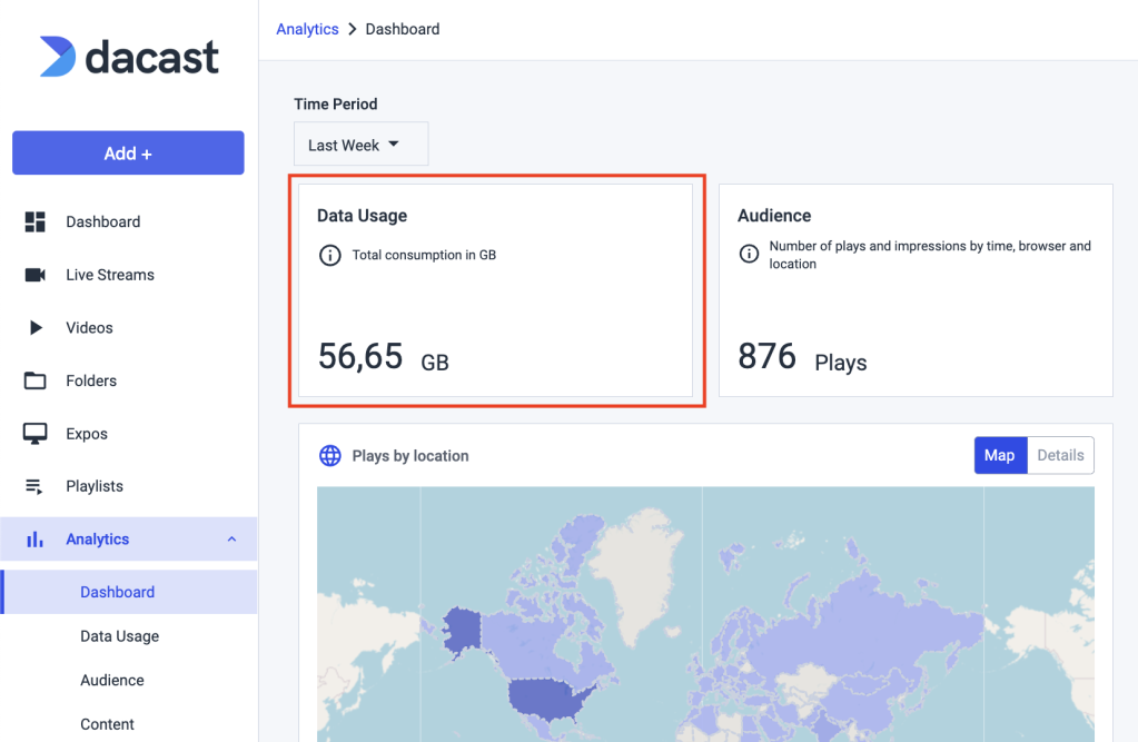 Dacast Analytics Audience: How to Read the Graphs - Dacast