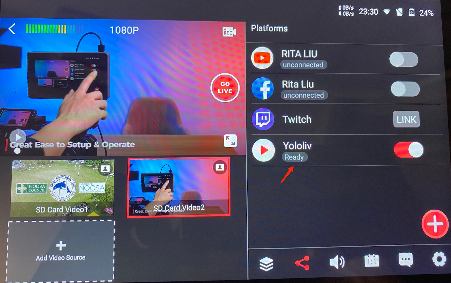 How to Stream to Dacast using YoloLIV? - Dacast