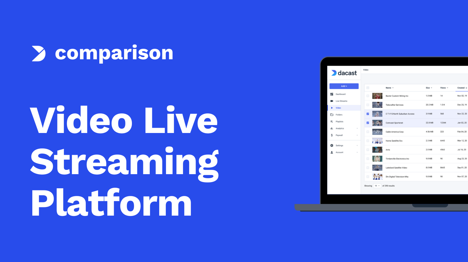 Live Streaming Platform Pricing Comparison for 2022