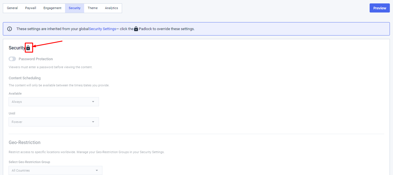 Setting Up Password Protection Live Streaming Knowledge Base