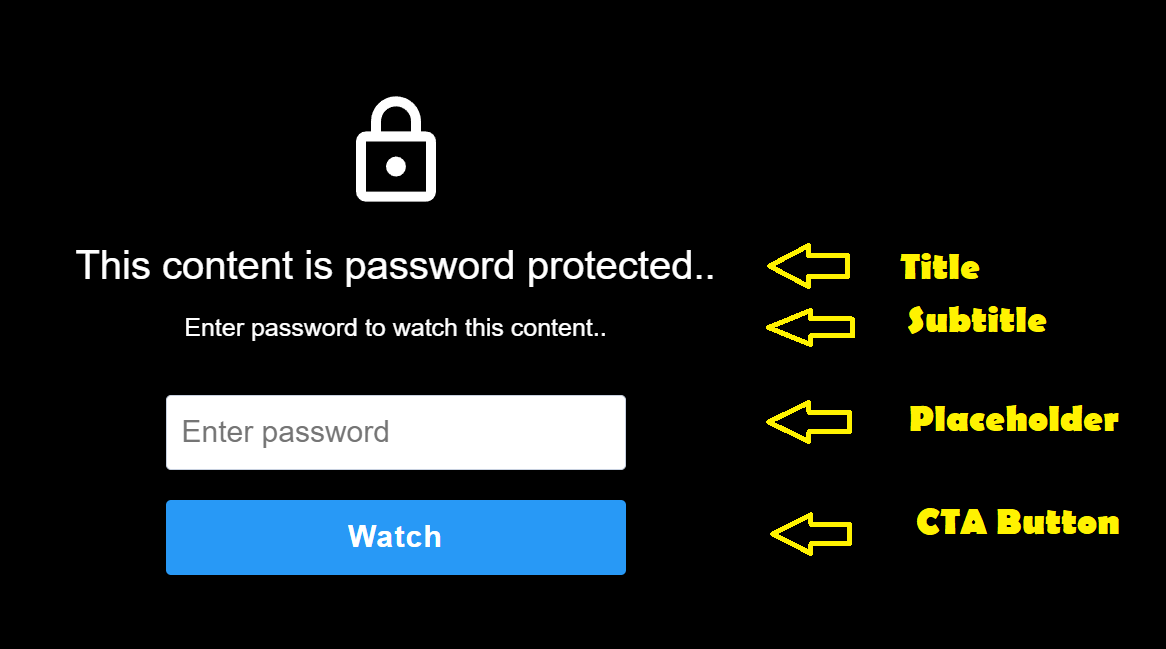 How to Use Password Protection on the Dacast platform - Dacast