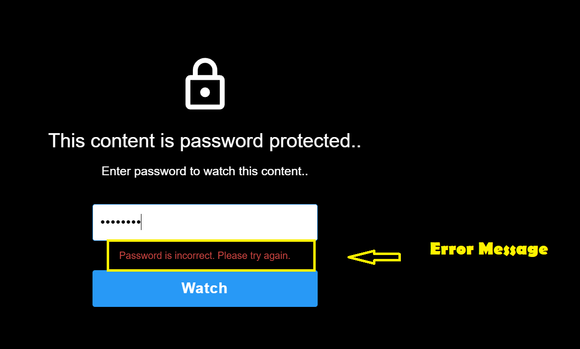 How to Use Password Protection on the Dacast platform - Dacast