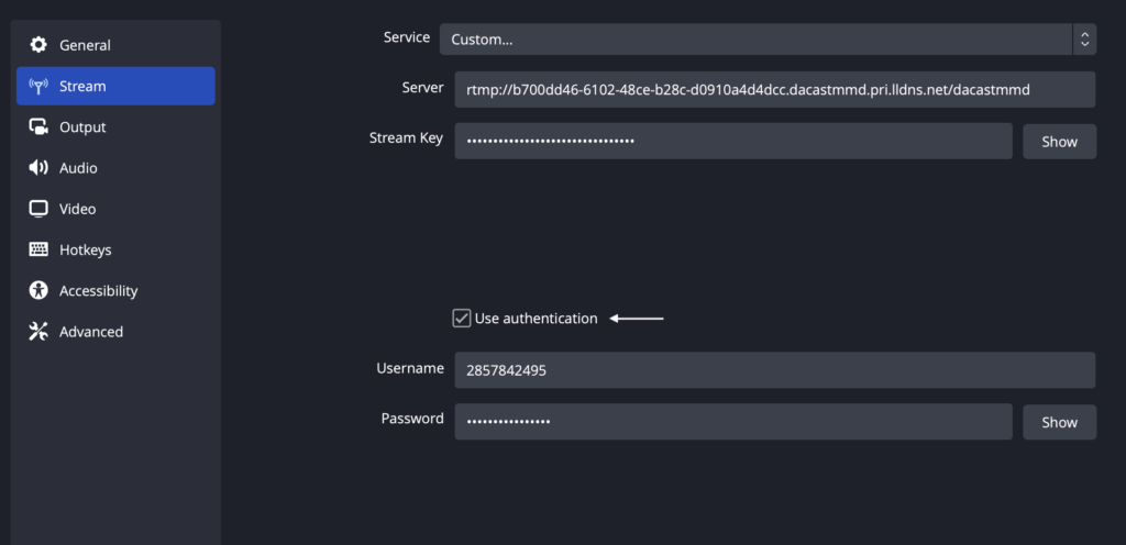 Walkthrough: Encoder Setup Guide | Dacast
