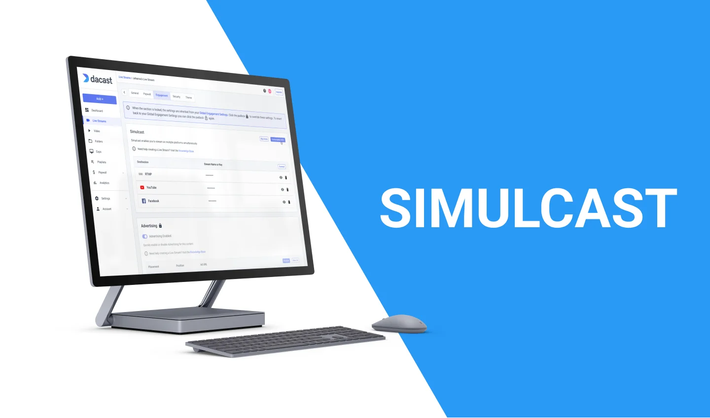 Multi-Destination Live Stream Setup: New Channel Guide - Dacast