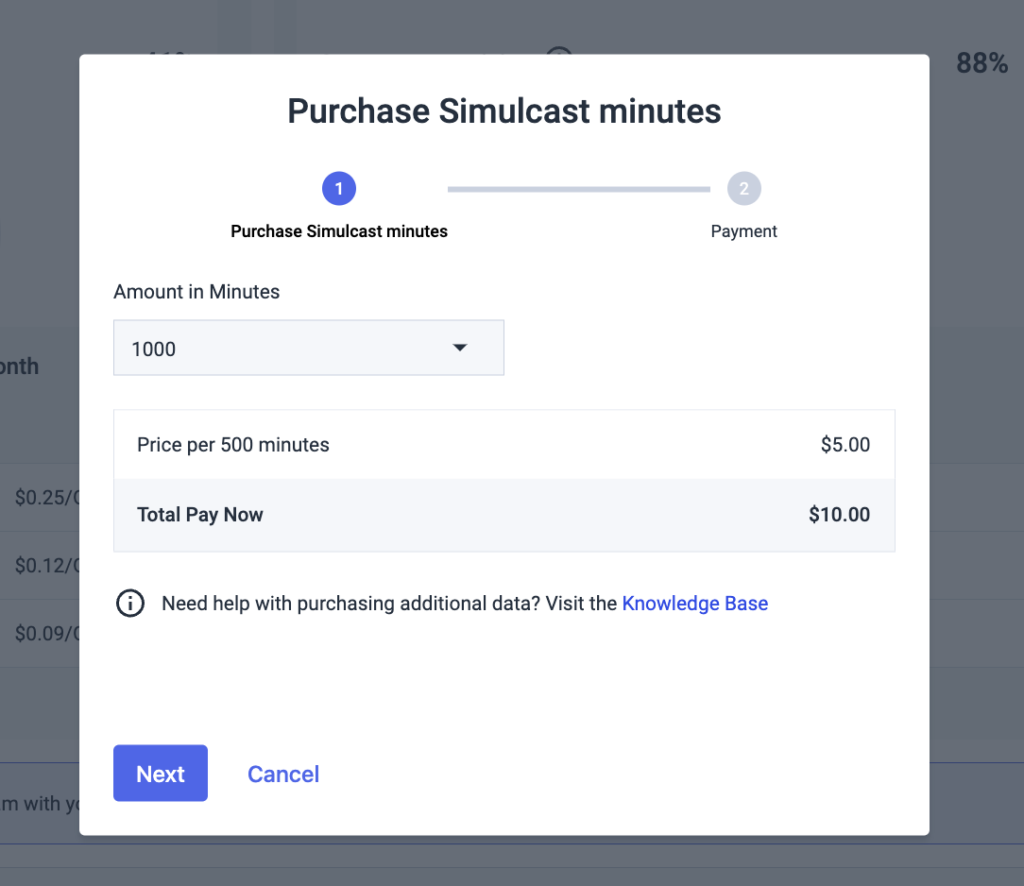 Understanding How Simulcast is Charged with Dacast - Dacast