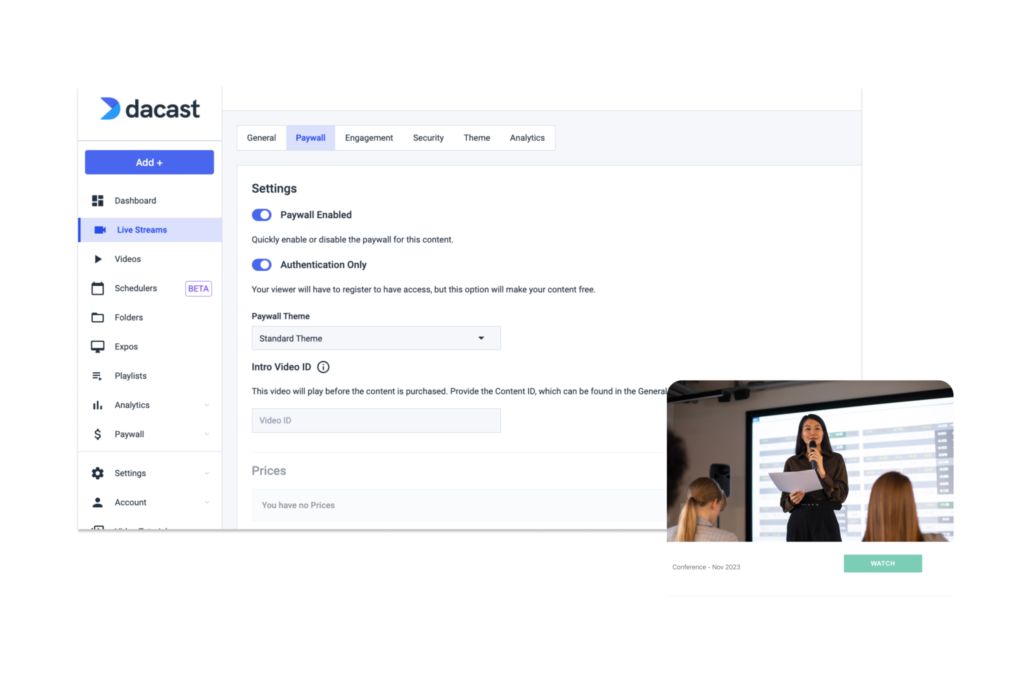 Latest Features Archive - Dacast