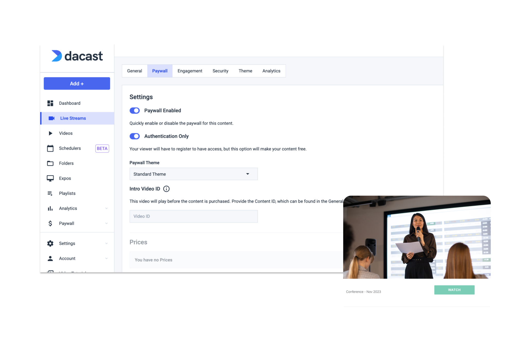 Latest Features Archive - Dacast