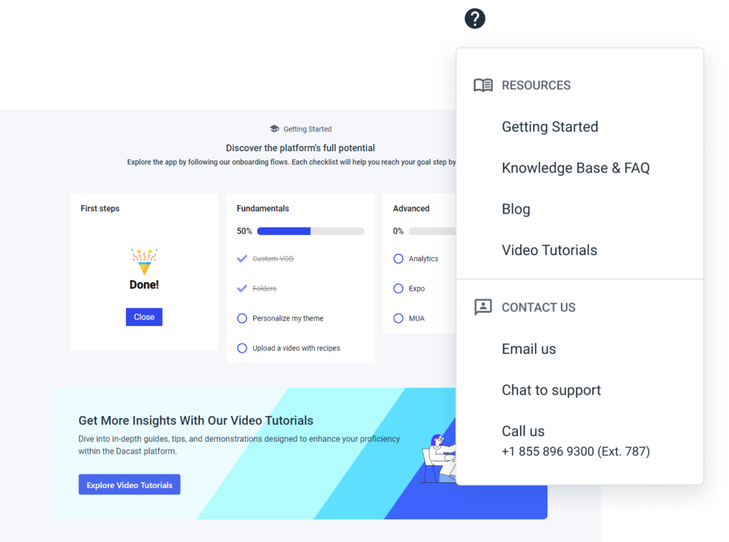 Latest Features Archive - Dacast