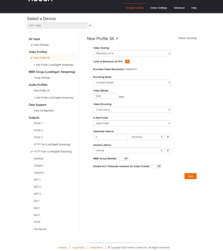 Setting Up HLS Streaming using Videon EdgeCaster Hardware Encoder with ...