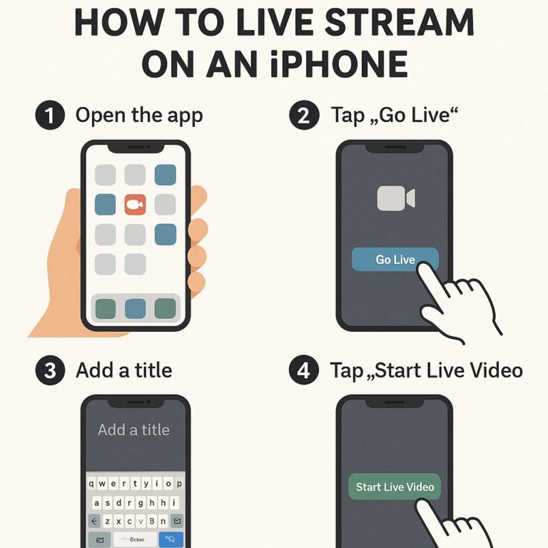 How To Stream Live From an Apple iPhone in 7 Easy Steps