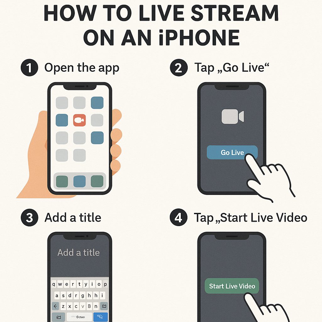 How To Stream Live From an Apple iPhone in 7 Easy Steps